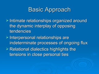 Relational Dialectics | PPT