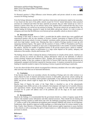 11.resources for teaching secondary school biology | PDF