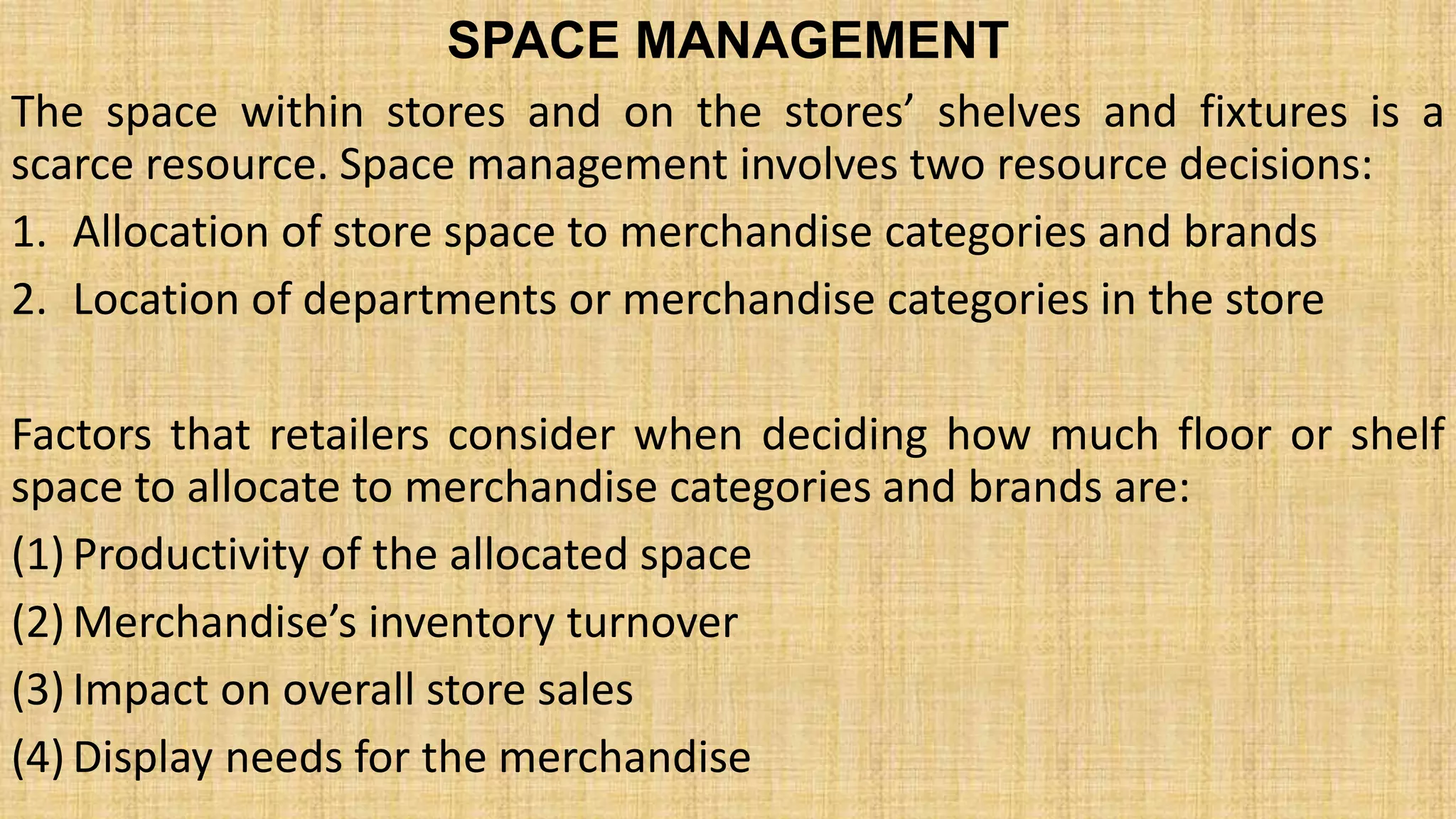 11 Retail Store Management | PPTX