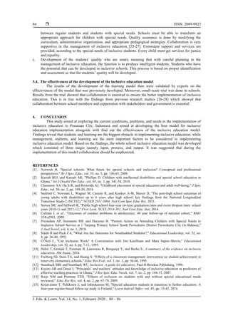 The development of inclusive education management model: Practical ...