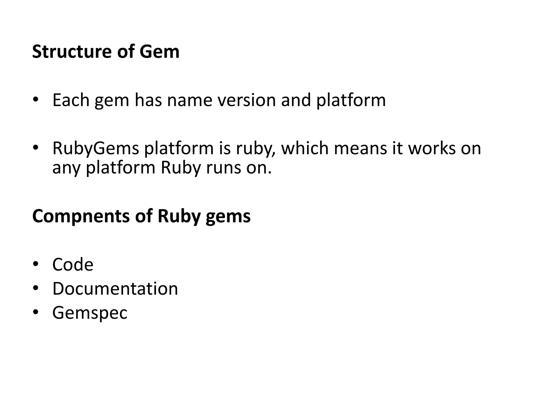 11 Ruby Gems | PPT