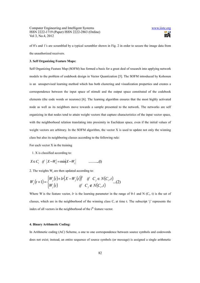 11.secure compressed image transmission using self organizing feature maps | PDF