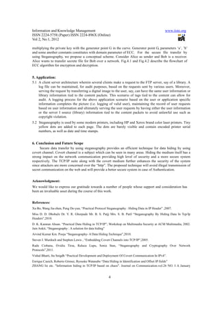 11.secure data transmission by using steganography | PDF | Internet | Computing