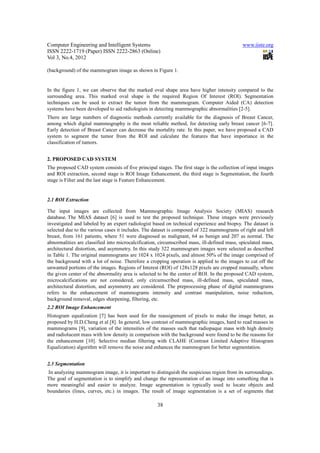 11.segmentation and feature extraction of tumors from digital mammograms | PDF