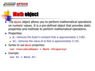 11. session 11 functions and objects | PPT