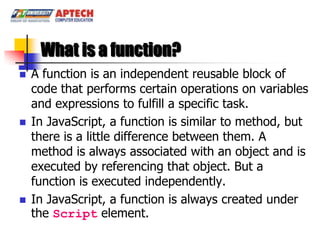 11. session 11 functions and objects | PPT