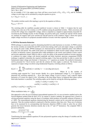 11.seven level modified cascaded inverter for induction motor drive applications | PDF
