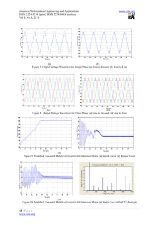 11.seven level modified cascaded inverter for induction motor drive applications | PDF