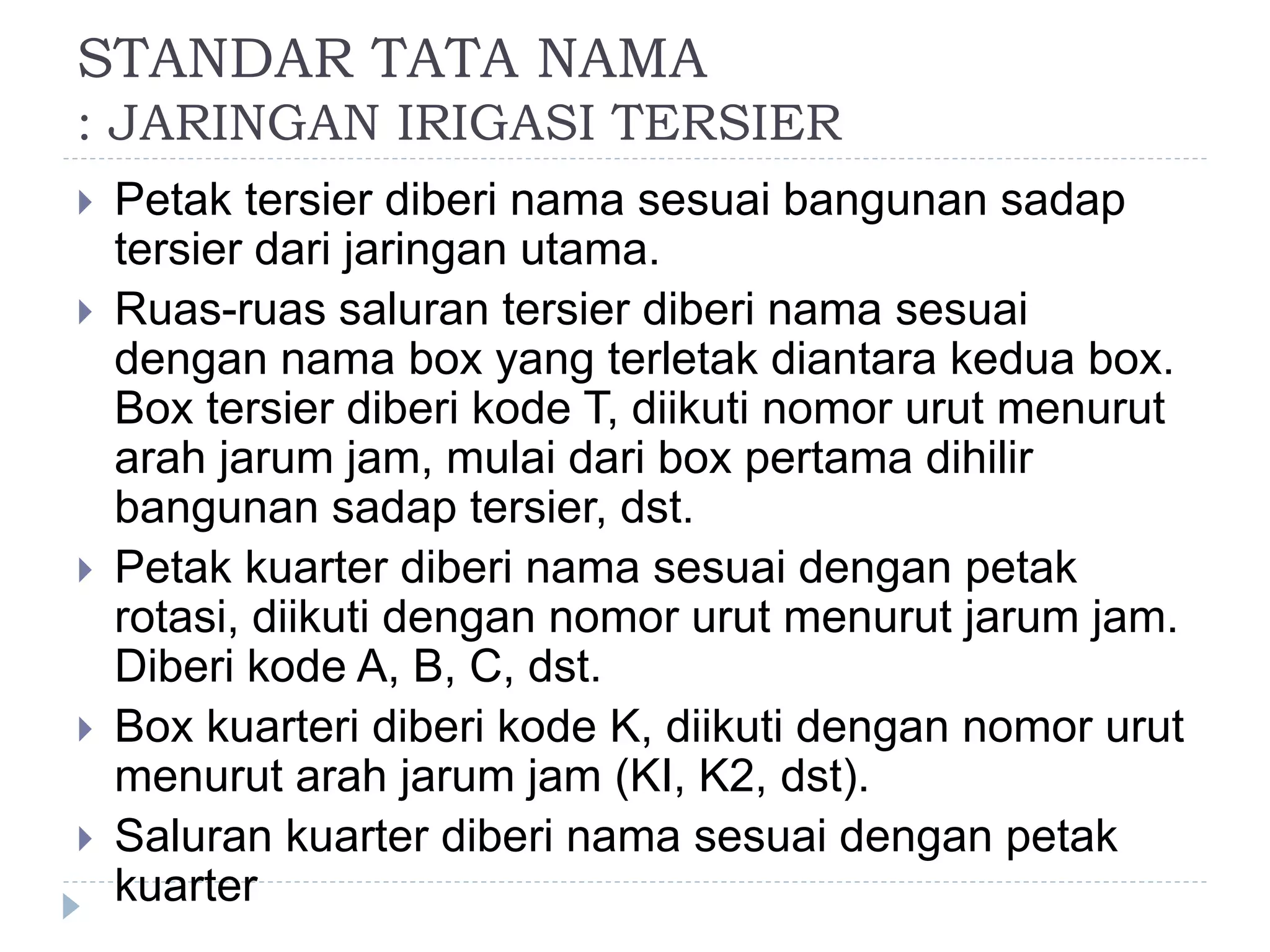 11 sistem jaringan dan bangunan irigasi | PPTX