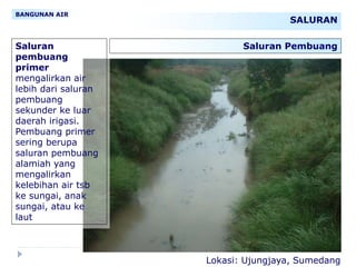 11 sistem jaringan dan bangunan irigasi | PPTX