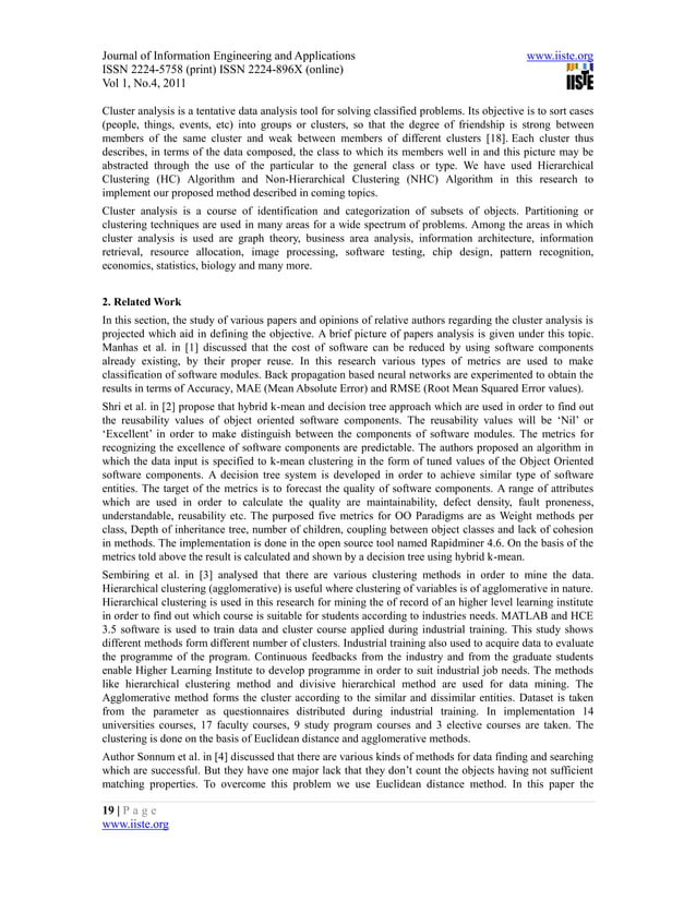 11.software modules clustering an effective approach for reusability | PDF