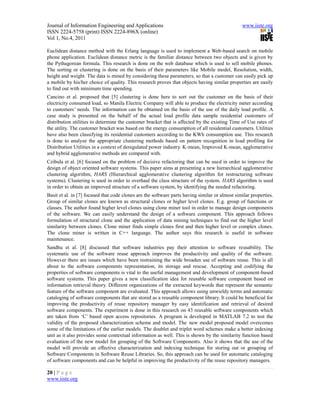 11.software modules clustering an effective approach for reusability | PDF