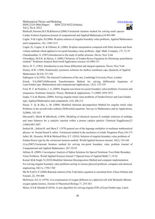 11.solution of a subclass of lane emden differential equation by variational iteration method | PDF
