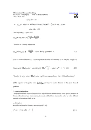 11.solution of a subclass of lane emden differential equation by variational iteration method | PDF