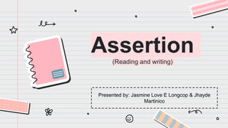 Reading and Writing Skills-Assertion .pptx