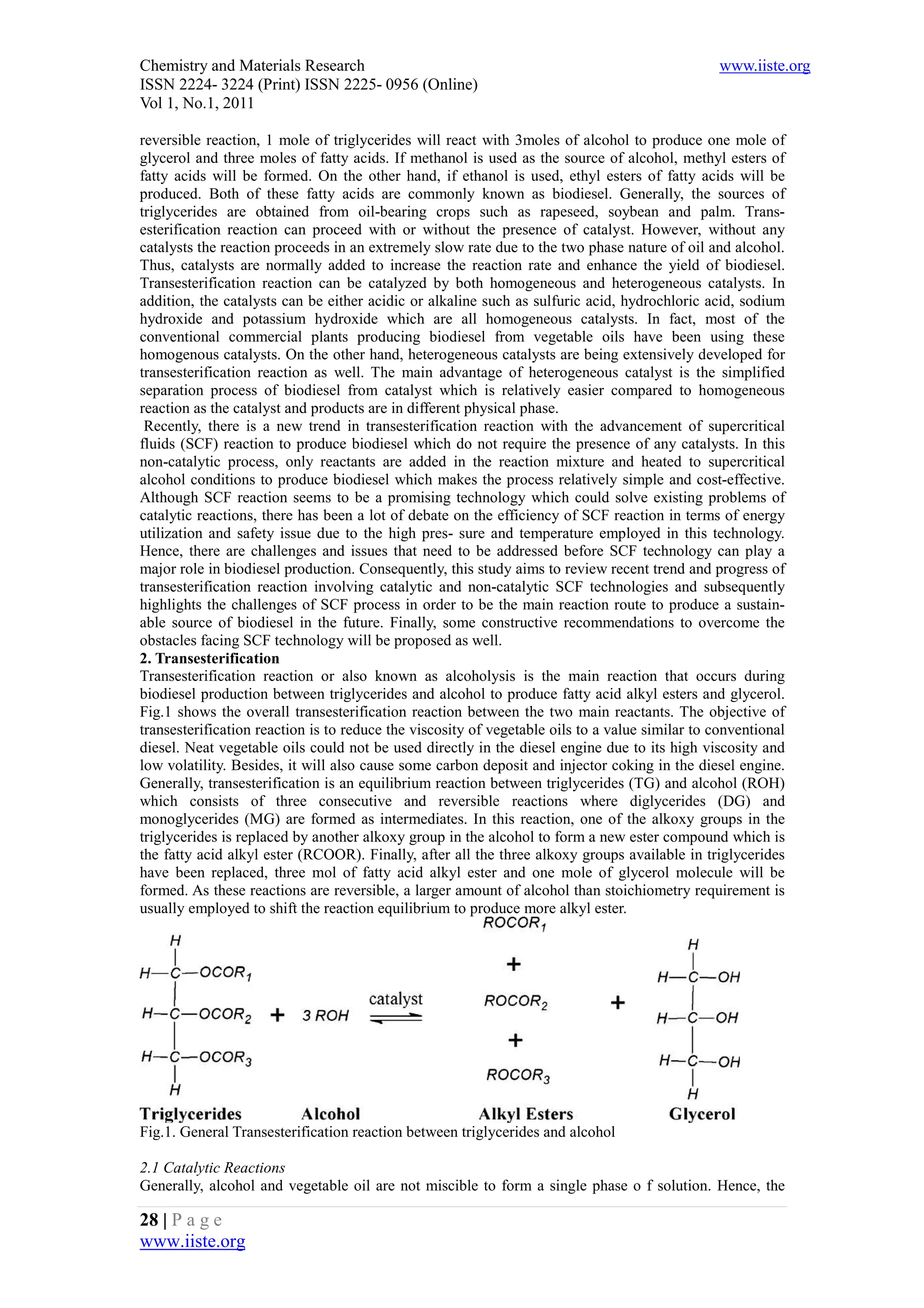 11.supercritical fluid technology in biodiesel production | PDF