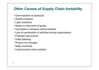 11- Supply chain dynamics.pdf | Logistics | Business