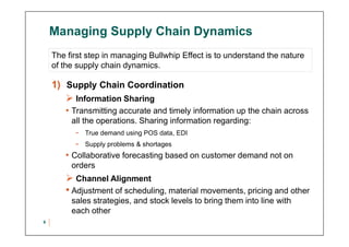 11- Supply chain dynamics.pdf | Logistics | Business
