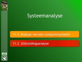 11 systeemanalyse | PPSX