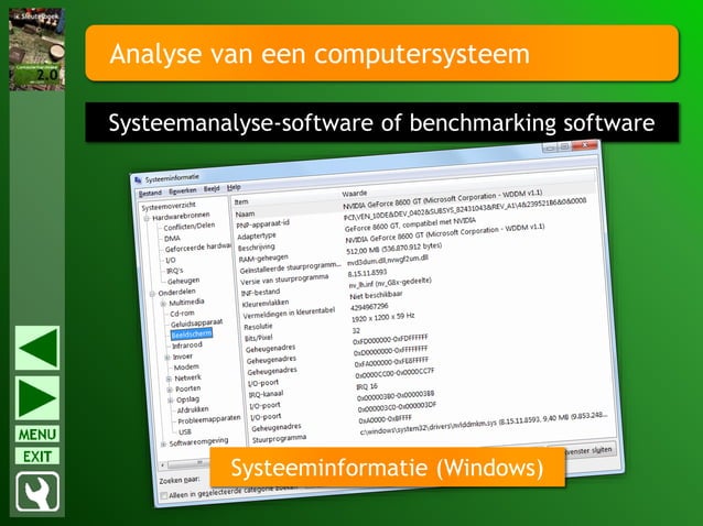 11 systeemanalyse | PPSX | Computing | Technology & Computing