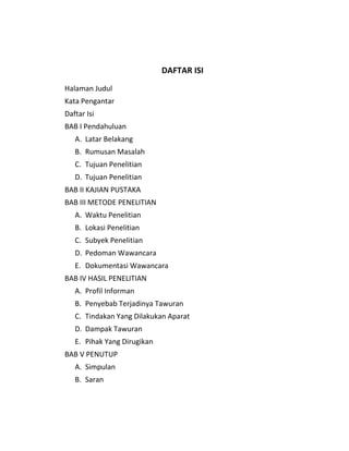 Tawuran - Laporan Penelitian Kelas XI IPS 3 Kelompok 2.docx