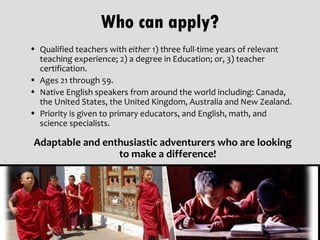 Teach in Bhutan | PPT | Medical Health