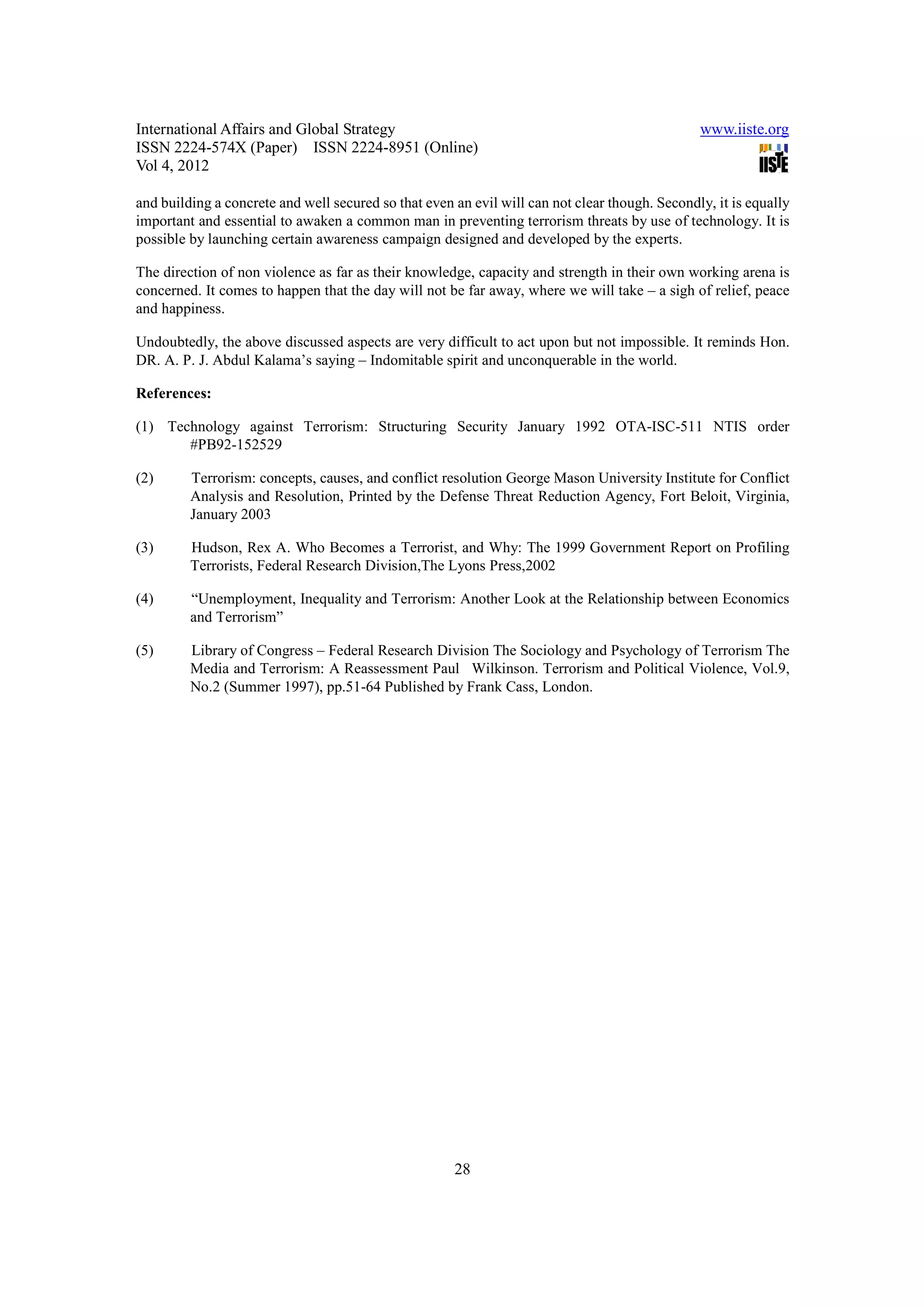 11.terrorism and role of media | PDF | Terrorism | Sensitive Topics