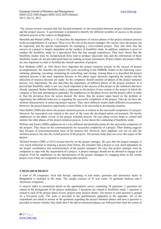 11.the association between project success and project initiation phase ...