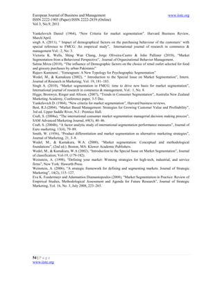 11.the basis of market segmentation | PDF
