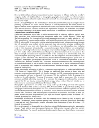 11.the basis of market segmentation | PDF