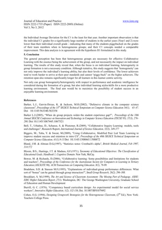 11.the efficacy of homogeneous groups in enhancing individual learning | PDF
