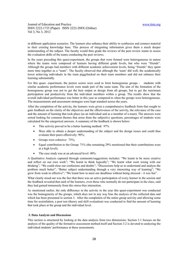 11.the efficacy of homogeneous groups in enhancing individual learning ...