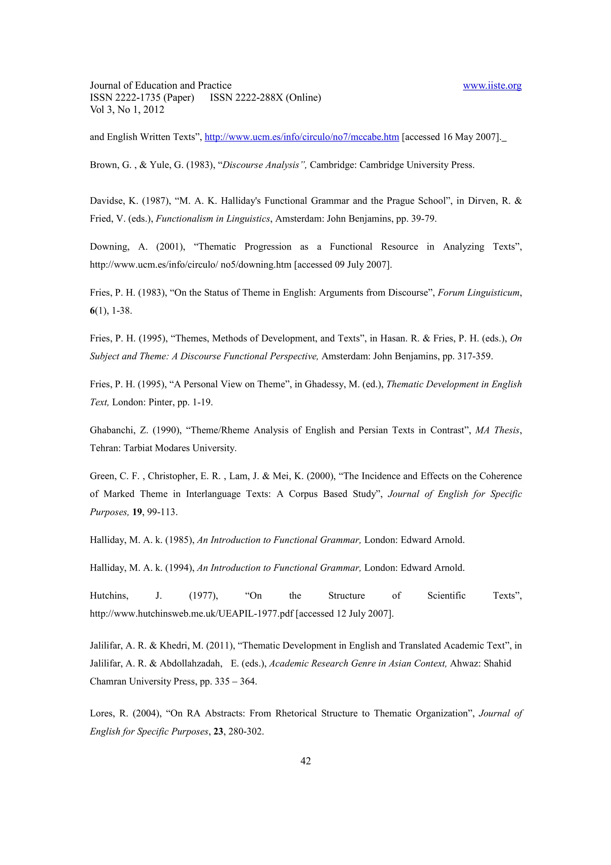 11.the essence of thematic structures in the academic translated texts ...