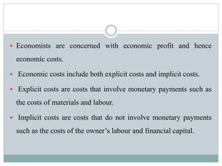 11 theory of cost | PPTX
