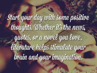 11 Ideas to Get Your Day Off to a Great Start by Todd Jacobucci | PPT