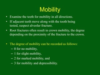 traumatic injuries in children: trauma to teeth and soft | PPTX