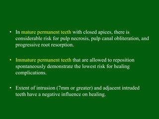 traumatic injuries in children: trauma to teeth and soft | PPTX