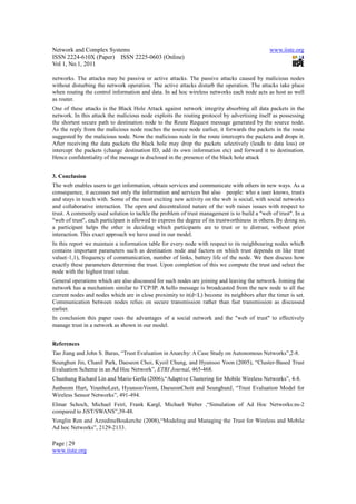 11.trust management in adhoc networks a social network based approach | PDF