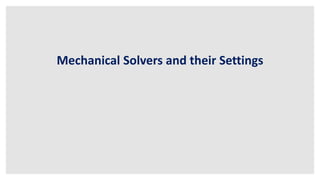 11 types of solvers | PPT