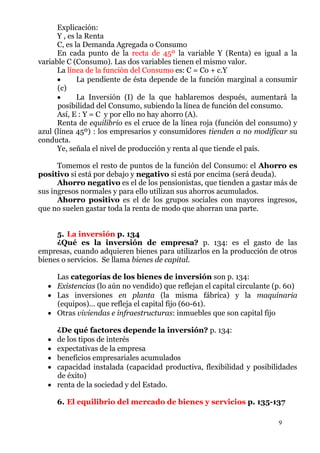 El flujo circular de la renta como explicación macroeconómica. Tema | PDF