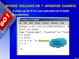 11 Unit 1 Chapter 02 Python Fundamentals | PPT
