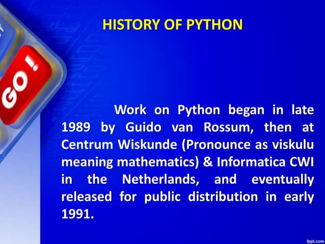 11 Unit1 Chapter 1 Getting Started With Python | PPTX | Programming ...