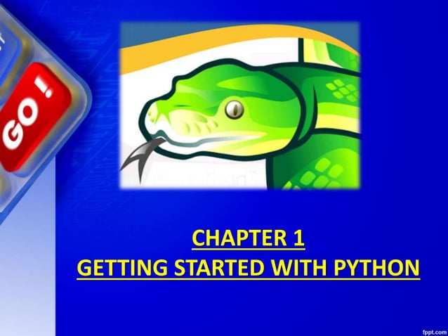 11 Unit1 Chapter 1 Getting Started With Python