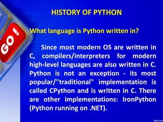 11 Unit1 Chapter 1 Getting Started With Python | PPT