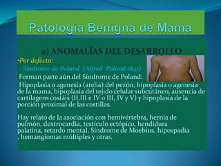 11. Patología benigna de mama | PPTX