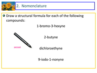 Nonyne Structural Formula