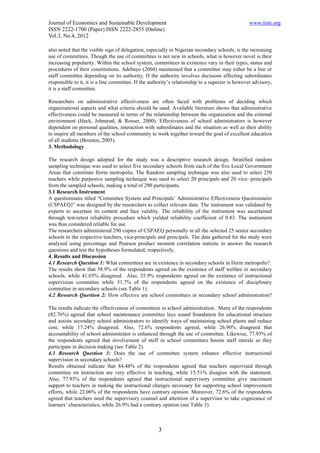 11.utilization of committee system and secondary school principals | PDF