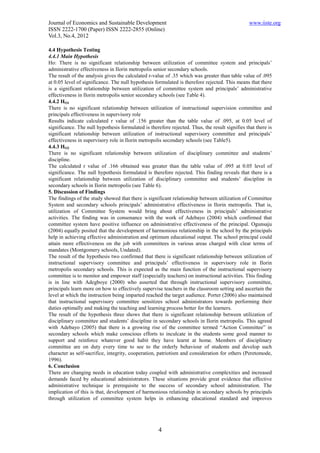 11.utilization of committee system and secondary school principals | PDF