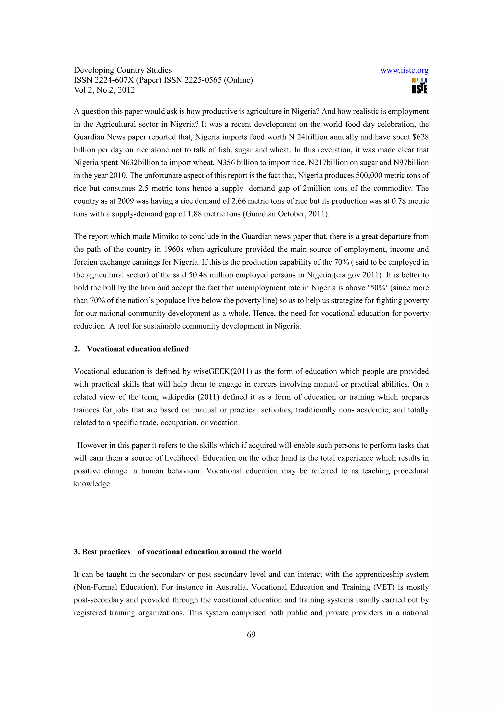 11.vocational education and poverty reduction | PDF