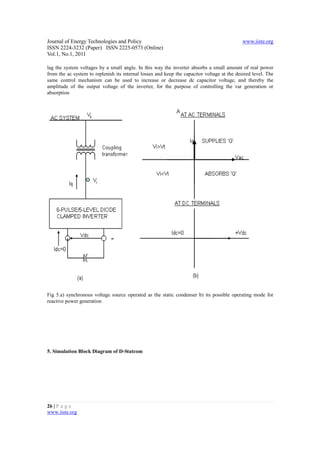 11.voltage dip mitigation in distribution system by using d statcom | PDF | Power and Energy ...
